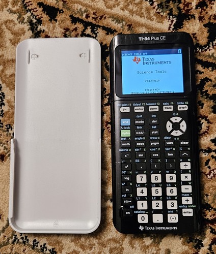 Texas Instruments TI-84 Plus Ce , Graphing Calculator, White/Black. | eBay