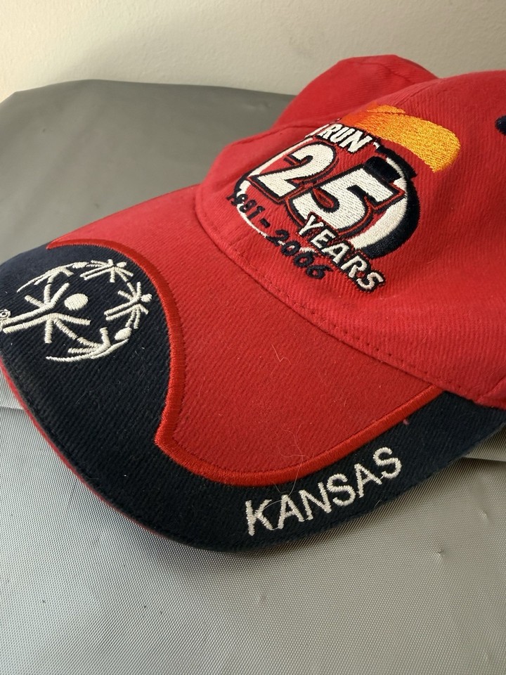 KS Red Navy Adjustable Baseball Cap Special Olympics Torch Run | eBay