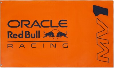 Red Bull Racing F1 Max Verstappen #1 Flag - Orange | eBay