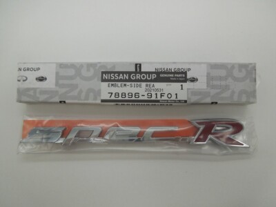Nissan Genuine Silvia S15 Spec R Emblem Chrome Badge 78896 - 91F01 | eBay