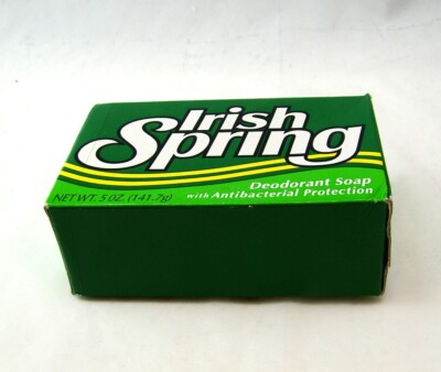 Colgate Palmolive IRISH SPRING Deodorant Soap Bar 5 oz New NIB imp ...