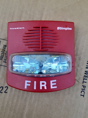 Simplex 4906-9101 fire alarm horn strobe | eBay