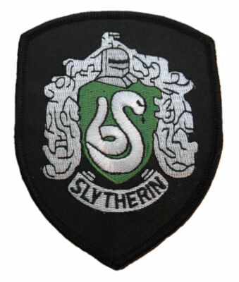 Harry Potter Slytherin House Robe Embroidered Iron on Patch | eBay