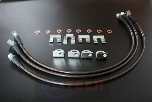 Extended Braided SS Brake Line Fit Jeep Cherokee XJ ZJ Wrangler YJ TJ ...