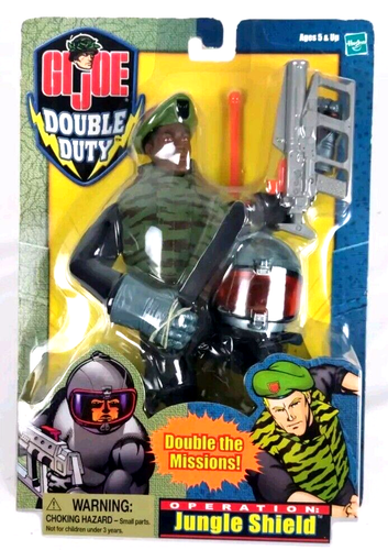 Vintage Hasbro GI JOE Double Duty Operation Jungle Shield 12" Action ...