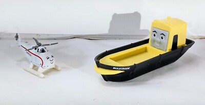 Vintage Thomas and Friends Diecast Harold Helicopter & Bulstrode Boat ...