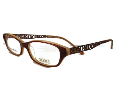 XOXO Eyeglasses Sweet Brown Frame Women Ladies Plastic 52-16-135 | eBay
