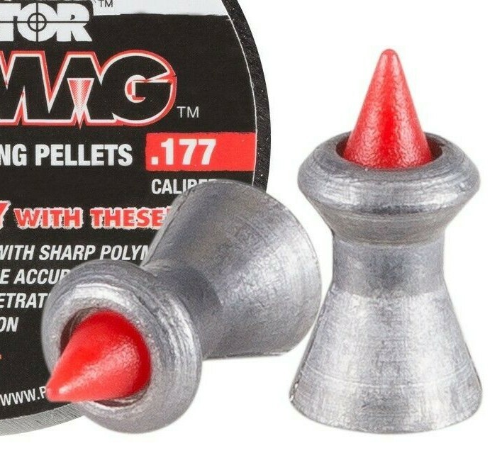 JSB PREDATOR POLYMAG 200 Count POINTED 4.5mm .177 Caliber Premium ...