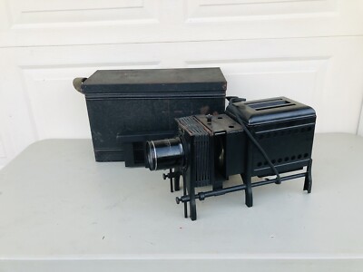 ANTIQUE BAUSCH & LOMB BALOPTICON GLASS SLIDE PROJECTOR | eBay