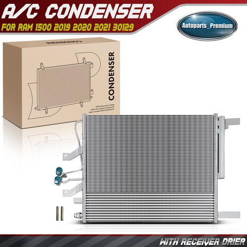 New AC Condenser w/ Receiver Drier w/ Bracket for Ram 1500 2019 2020 ...