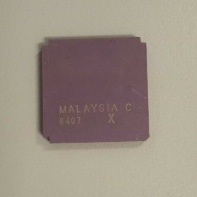 Early 1980s Intel C80188-3 16 bit 8MHz CPU, 68 PIN Gold Plated Ceramic ...