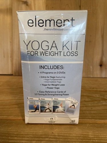 Element Yoga For Weight Loss Kit - Set of 3 DVDs with Easy Reference ...
