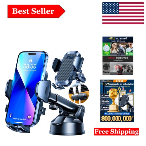 Military-Grade 2025 Upgraded Car Phone Mount – Universal, Sturdy & Safe ...