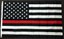 3x5 First Responder USA American Fire Dept. Department Thin Red Line ...