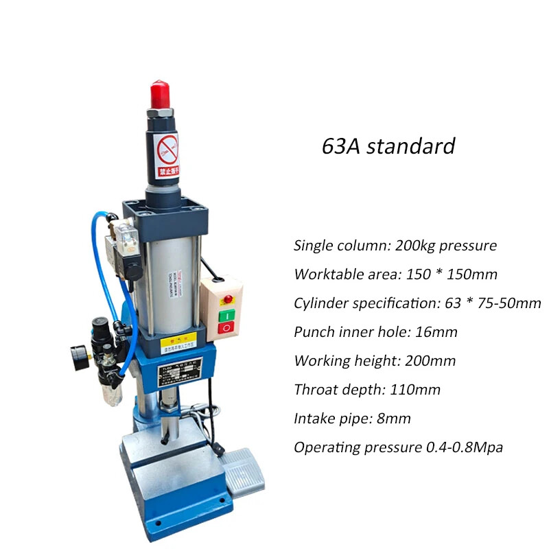 Pneumatic Press Small Benchtop Pneumatic Press Cylinder Pneumatic 63 ...