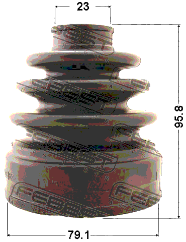 Boot Inner Cv Joint Kit 79.1X95.8X23 Fits Nissan 04427-06440, 04427 ...
