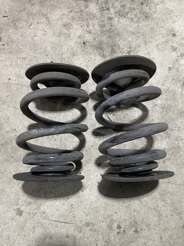 01-06 BMW 330ci E46 REAR LEFT & RIGHT SPORT SUSPENSION SPRING COIL SET ...