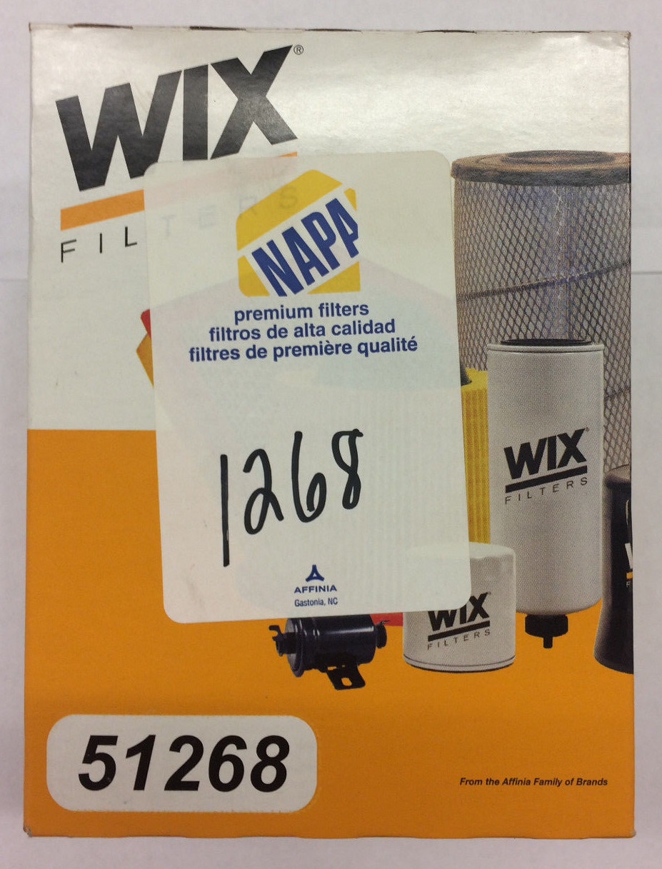 Wix 51268 / Napa 1268 Oil Filter - New In Box | eBay
