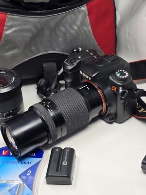 Sony Alpha A700 12.2MP Digital SLR Camera With 18-70mm & Tokina 100 ...