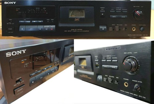 Sony DTC-790 DAT Digital Audio Tape Deck Recorder Stereo Tested Japan ...