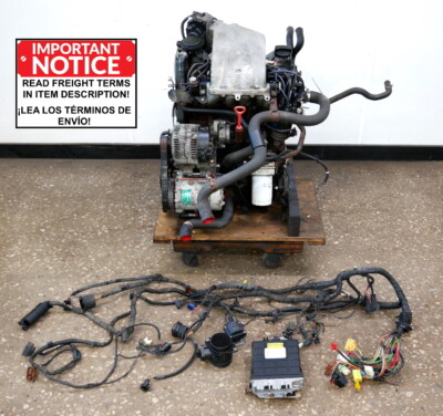 OBD2 2.0 ABA Engine Motor Swap VW Jetta Golf GTI Cabrio MK1 MK2 MK3 ECU ...