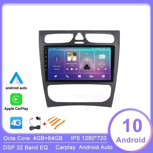 9" Android 10 Car Stereo GPS Radio for Benz CLK W209 W203 CLS W219 ...