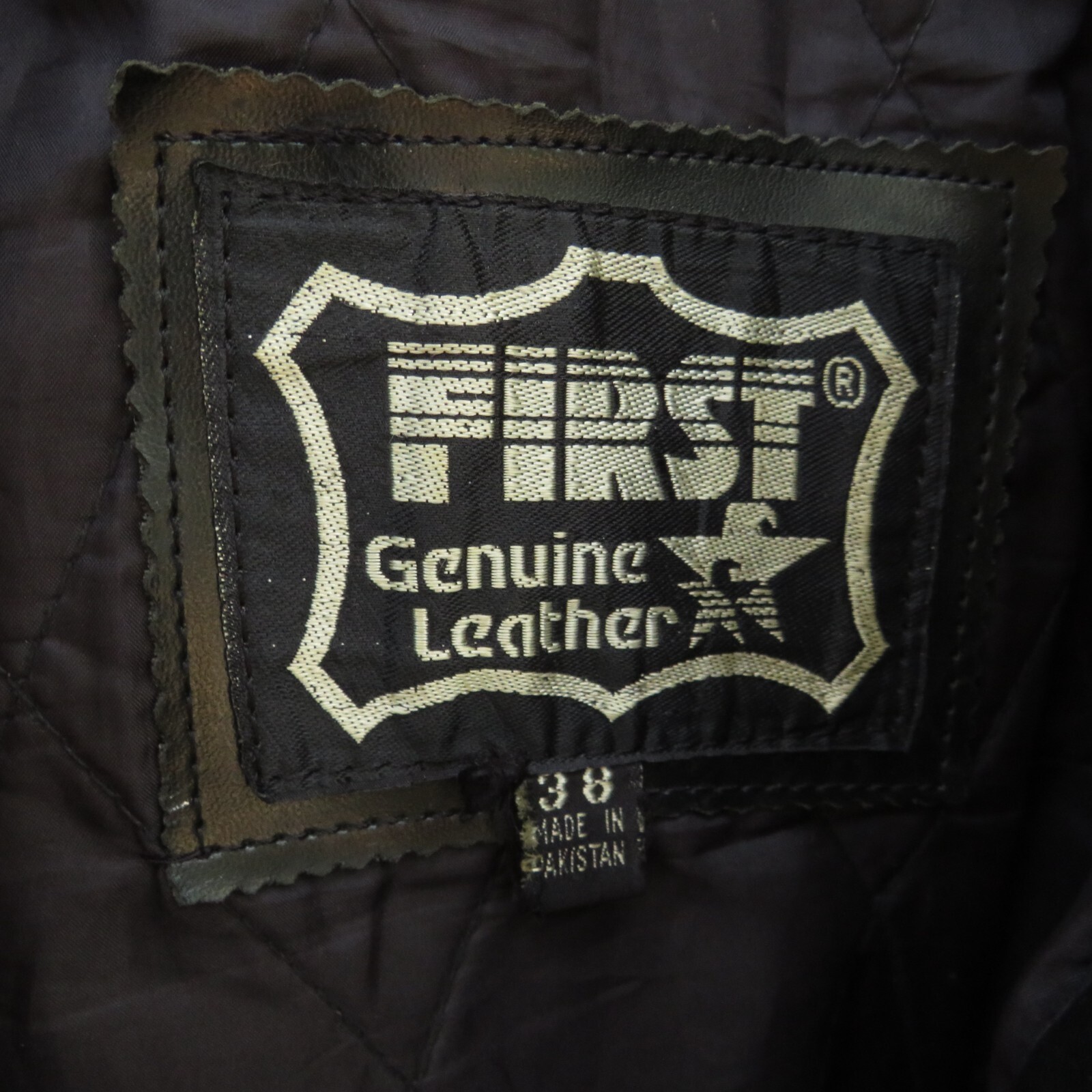 First Leather Jacket Lined Vented Mens Motorcycle Bik… - Gem