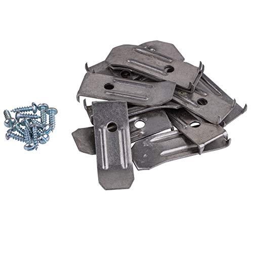 Steel Table Leaf Leveler with Screws | Pack of 12 | Table Leaf Hardware ...