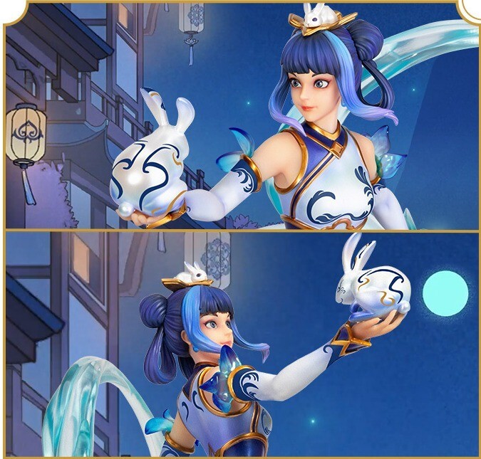 LoL League of Legends Porcelain Lux 1/4 Statue Figure Beast Kingdom ...