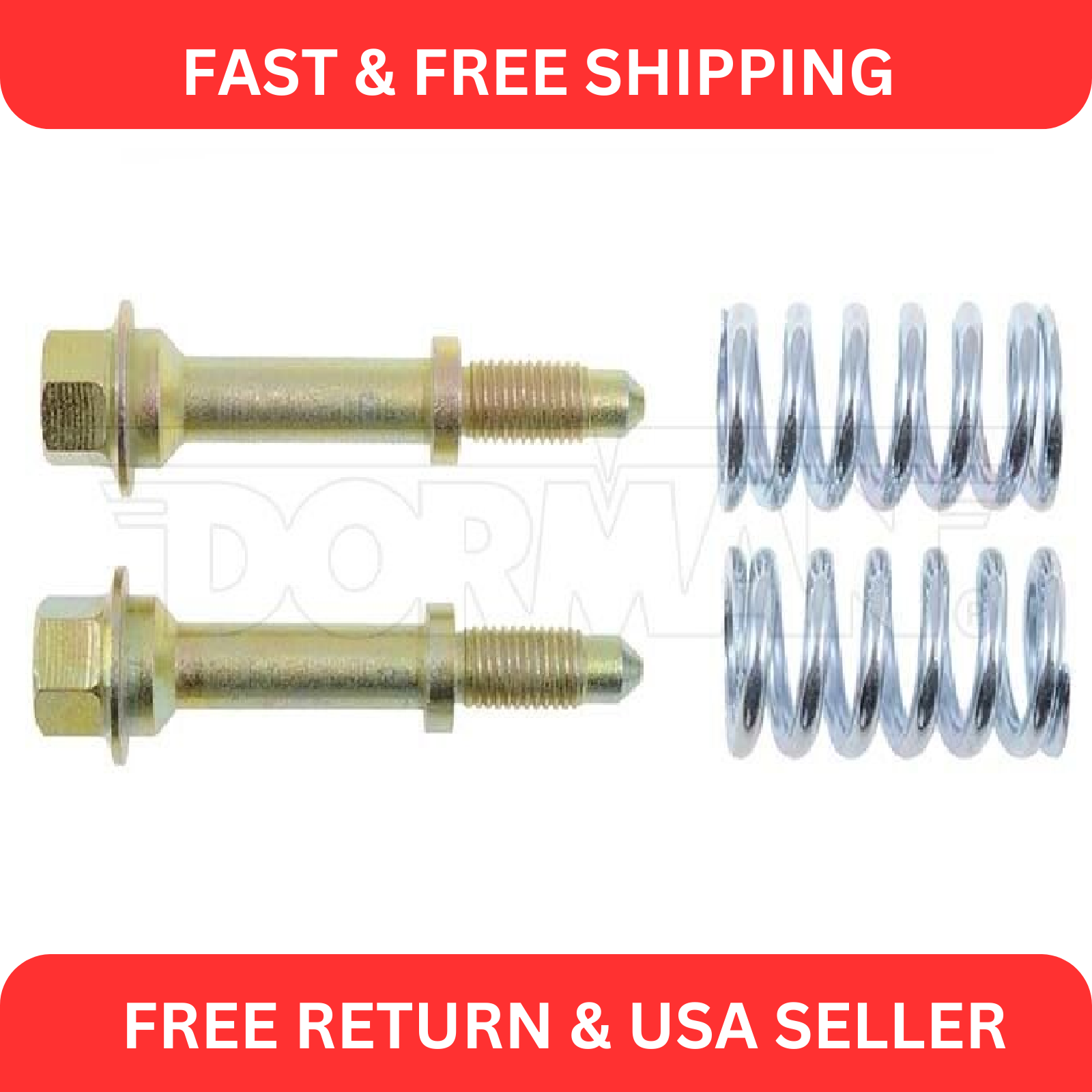 Dorman 675-221 Exhaust Bolt and Spring - (2) Springs (2) Studs | eBay