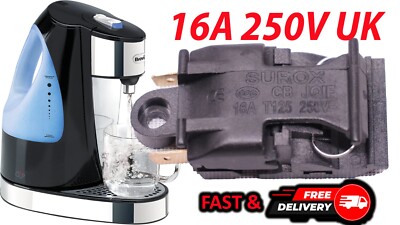 Breville VKJ142 Fast kettle BUTTON SWITCH SUROX CBJQIF NOT 13A, 16A ...
