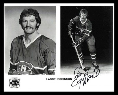 Larry Robinson Autographed Signed 8x10 Photo Montreal Canadiens | eBay