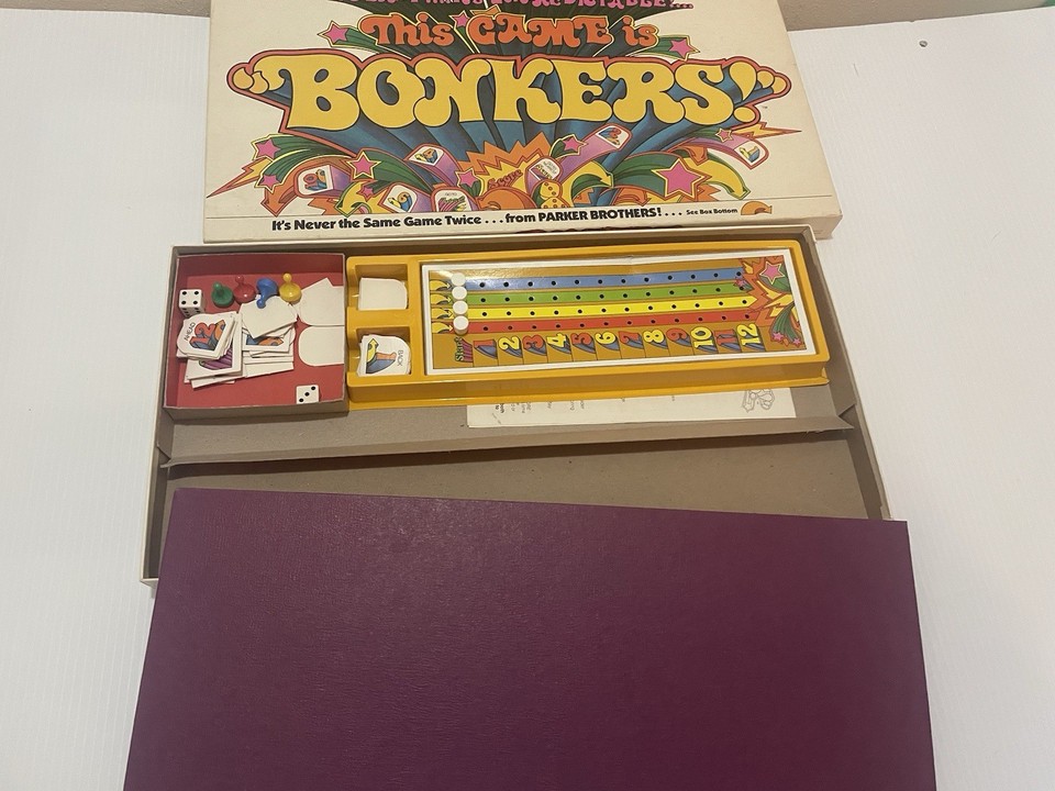 Vintage This Game is “Bonkers” Board Game 1978 Parker Brothers 100% ...