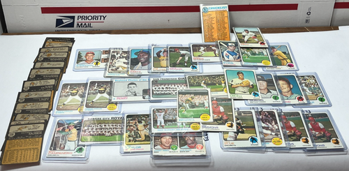 LOT OF 1973 TOPPS BASEBALL CARDS- BENCH BLUE SIMMONS BAYLOR MURCER ...