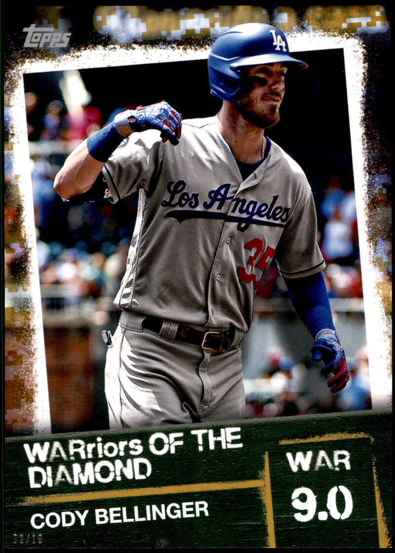 Cody Bellinger 2020 Topps WARriors of the Diamond 5x7 Gold #WOD-35 /10 ...