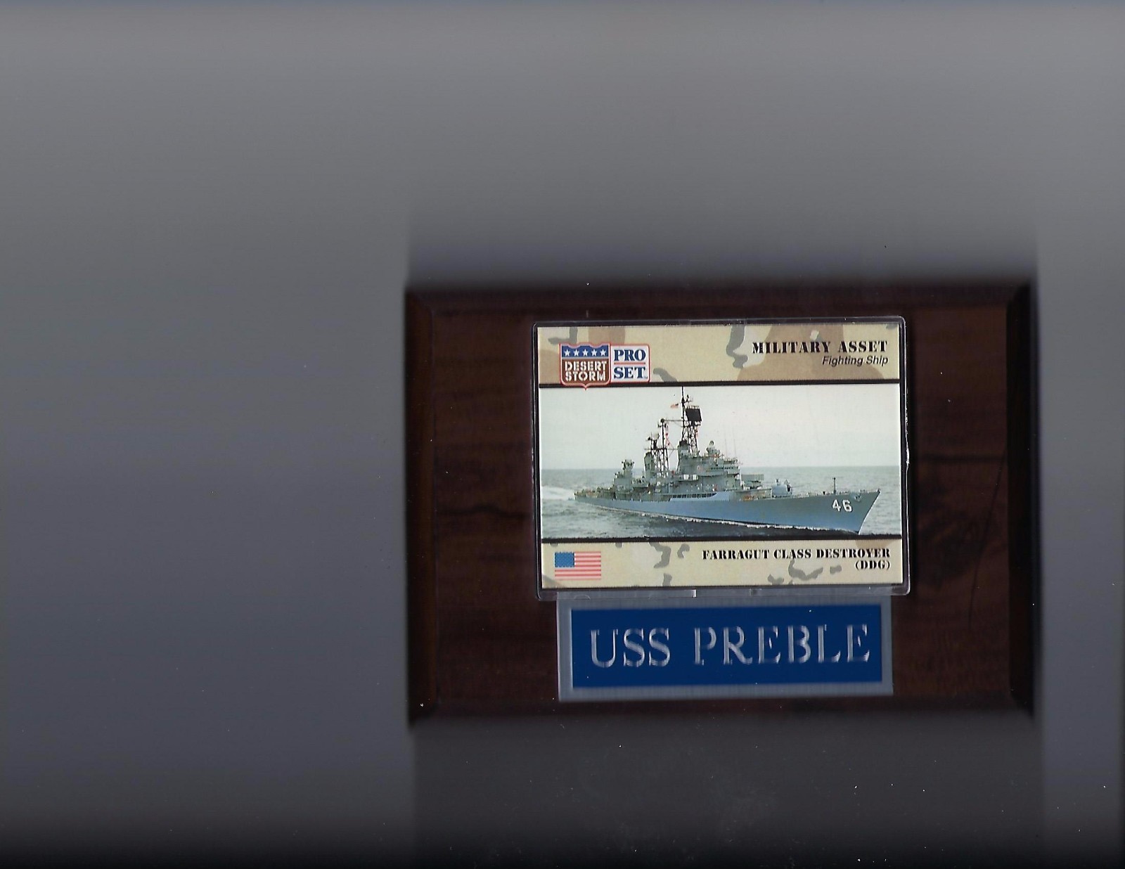 USS PREBLE PLAQUE DDG-46 NAVY US USA MILITARY GUIDED MISSILE DESTROYER ...