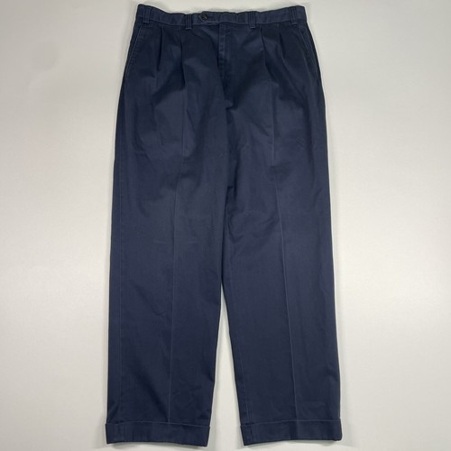 Lauren Ralph Lauren Pants Men’s 36x32 Navy Blue Chino MEASURES 36x31 | eBay