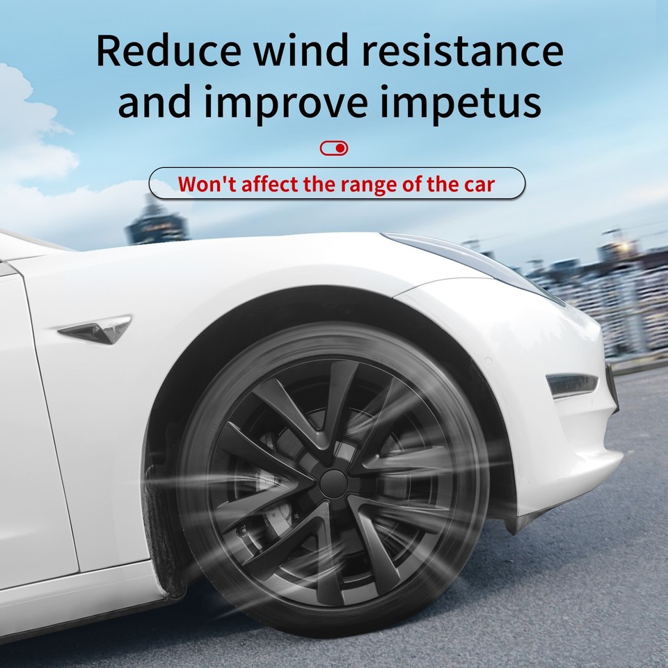 Wheel Cover Design for Model 3 (2017-2023) Hubcaps 18 inch Hubcap 4PCS ...