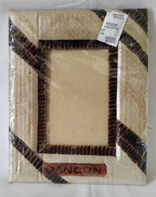 Handmade Cancun 8 x10 Photo Frame NEW SEALED Souvenir Vacation | eBay