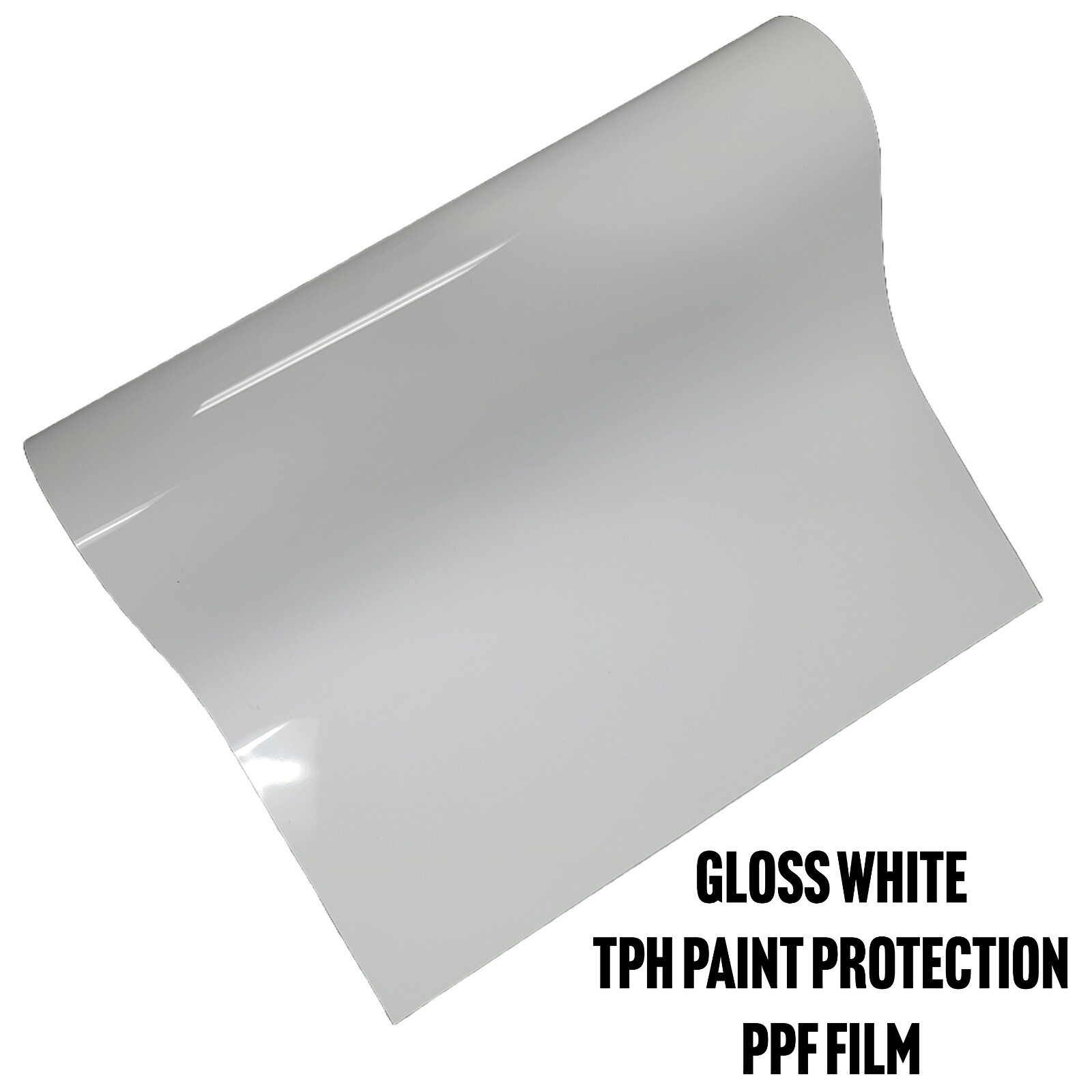 Gloss Glossy White Car Auto Paint Protection Film PPF Self Healing TPH ...