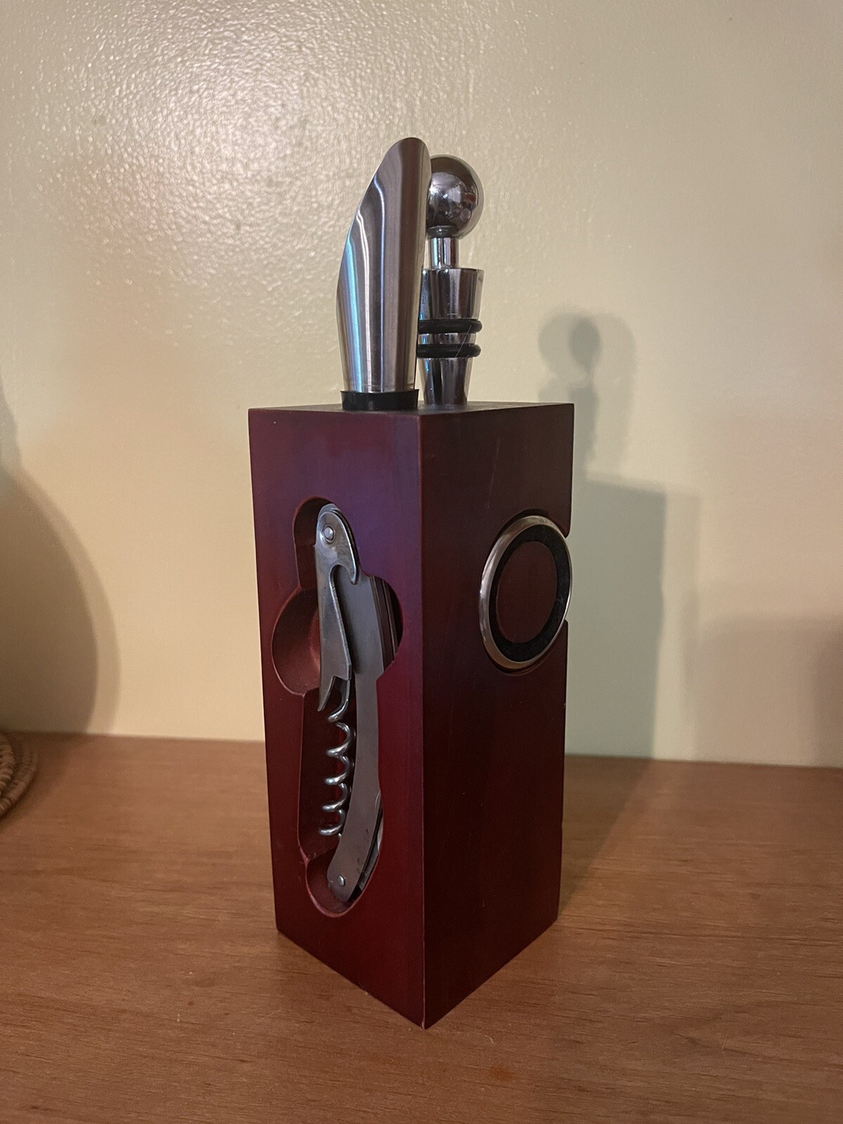 Wood block Bar Tool Set | eBay