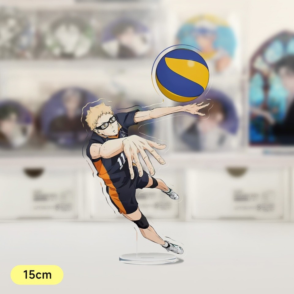 Haikyuu!! Kei Tsukishima Desktop Stand Figure Decor Acrylic Standing ...
