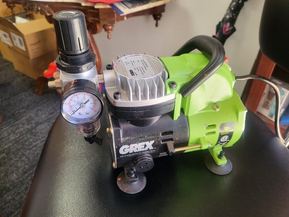 Grex AC1810-A 1/8 HP Portable Piston Compressor (120V) | eBay