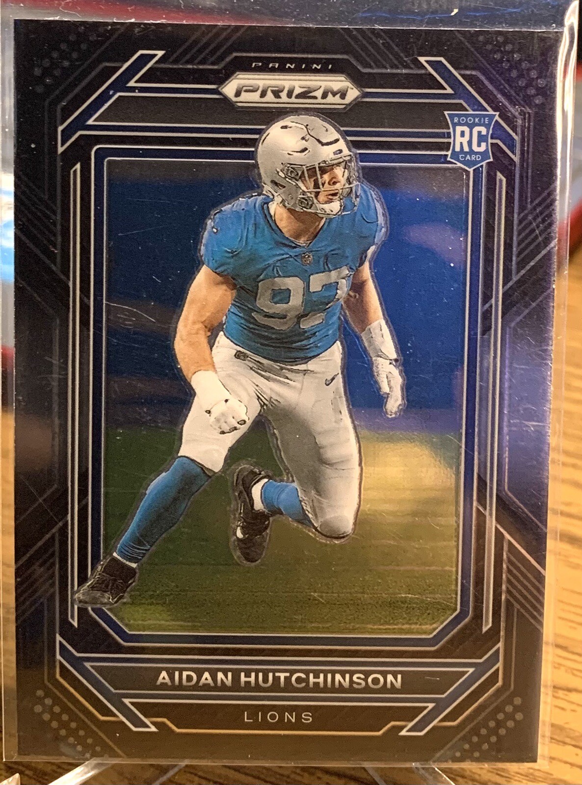 Aidan Hutchinson RC ‘22 Chronicles Prizm Black Football #PB16 Base ...