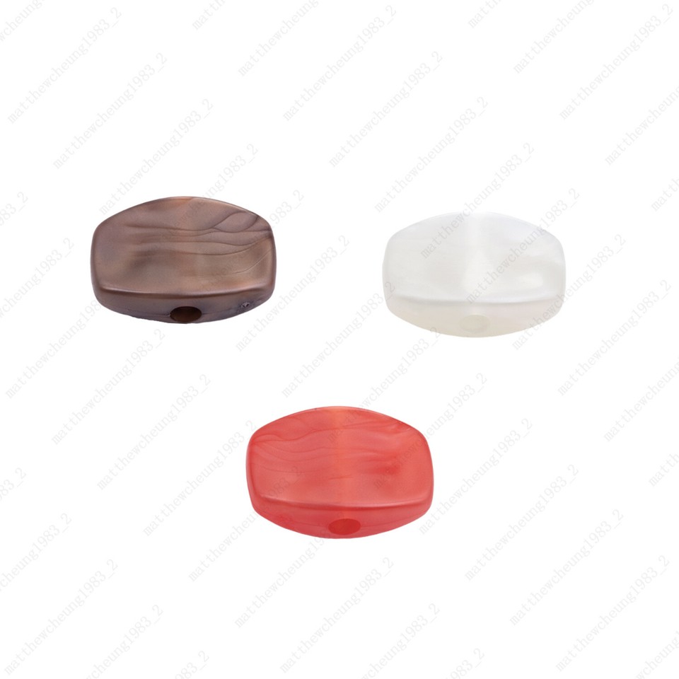 1 Set (6Pcs) Guitar Tuning Peg Button Machine Head Oval Plastic Buttons ...