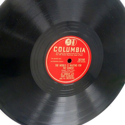 Al Hibbler & Duke Ellington 78 WORLD IS WAITING FOR THE SUNRISE Mint ...