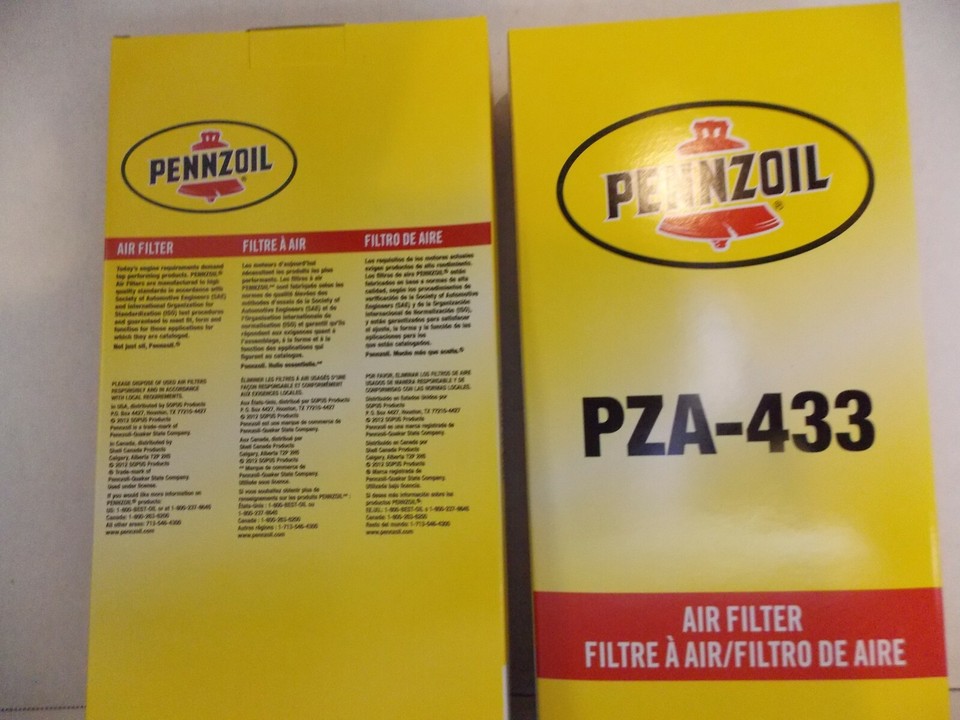 Air Filter Pennzoil PZA-433 NIB | eBay