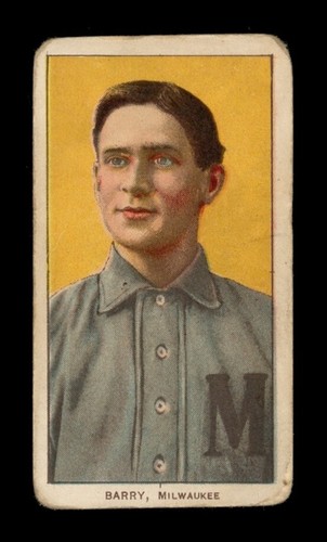 1909-11 T206 Set-Break Shad Barry Sweet Caporal LOW GRADE (crease ...