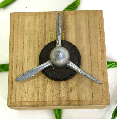 WWII Japanese Navy Pilots Presentation Bundchen Metal Paperweight Award ...