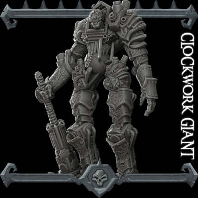 CLOCKWORK GIANT - Miniature | All Sizes | Dungeons and Dragons ...